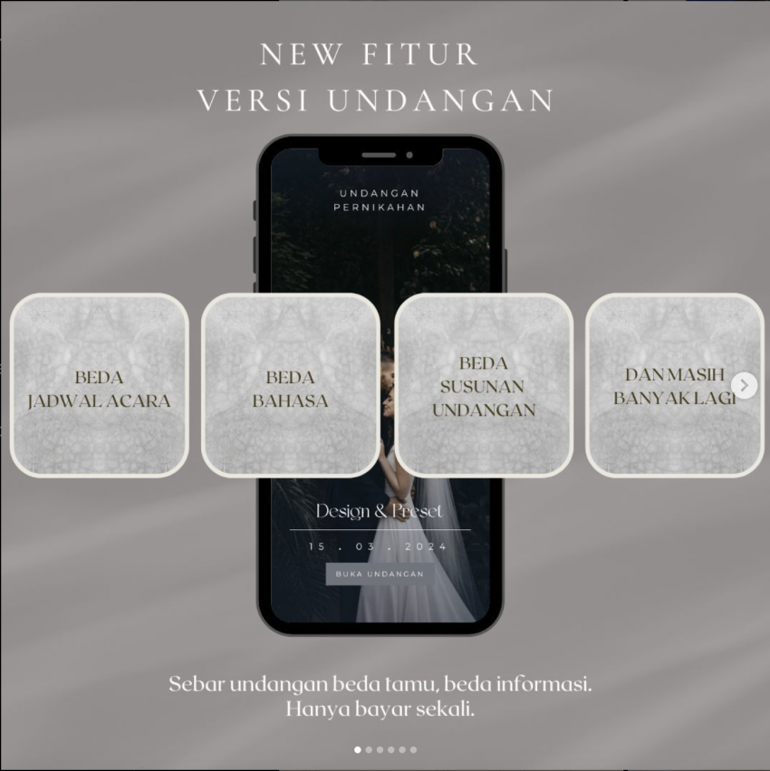 Membuat undangan dengan berbagai versi untuk masing - masing tamu ...